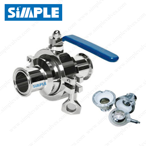 Tri Clover Ball Valve, Cavity Filled Ball Valve, Manual Type | SIMPLE